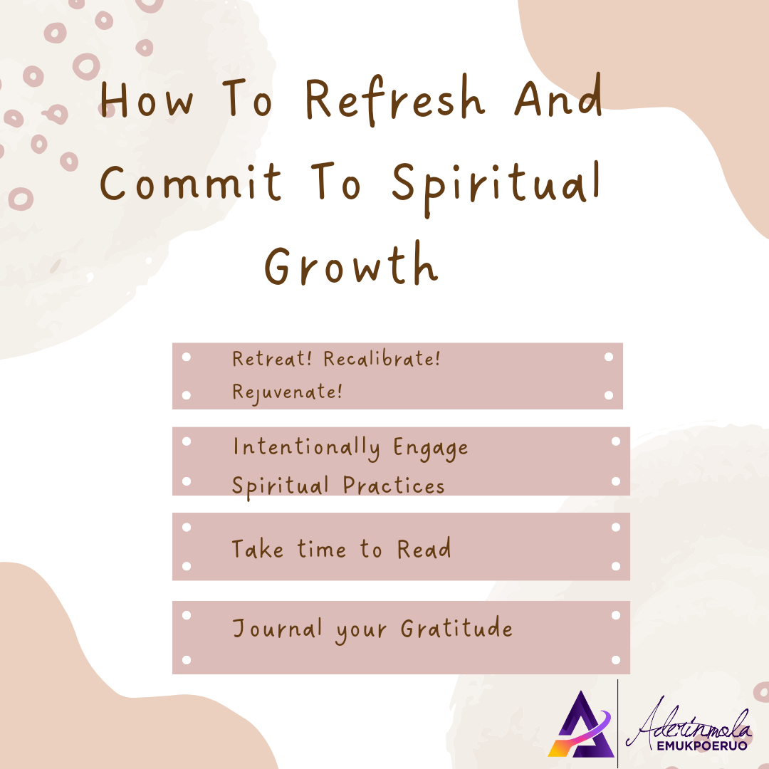Refresh And Commit To Spiritual Growth – Word Parfait